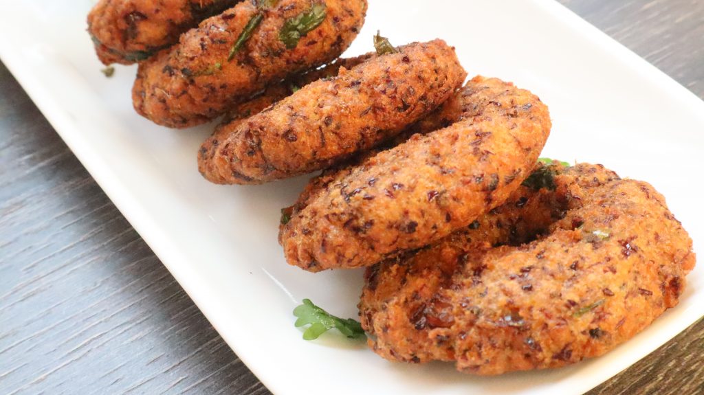 Red chori Vada | Red Beans patties | Azuki Beans - Sowji's Kitchen