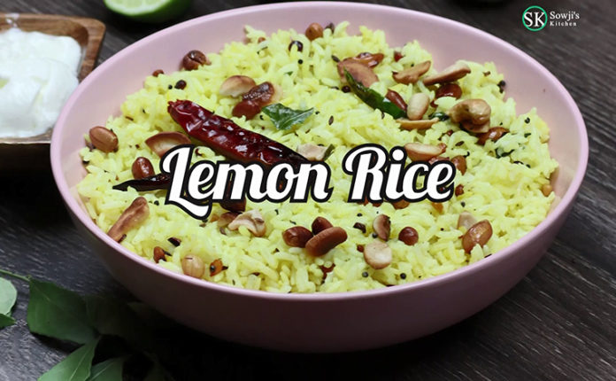 Lemon Rice Recipe | South Indian Lemon Flavored Rice | chitrannam ...