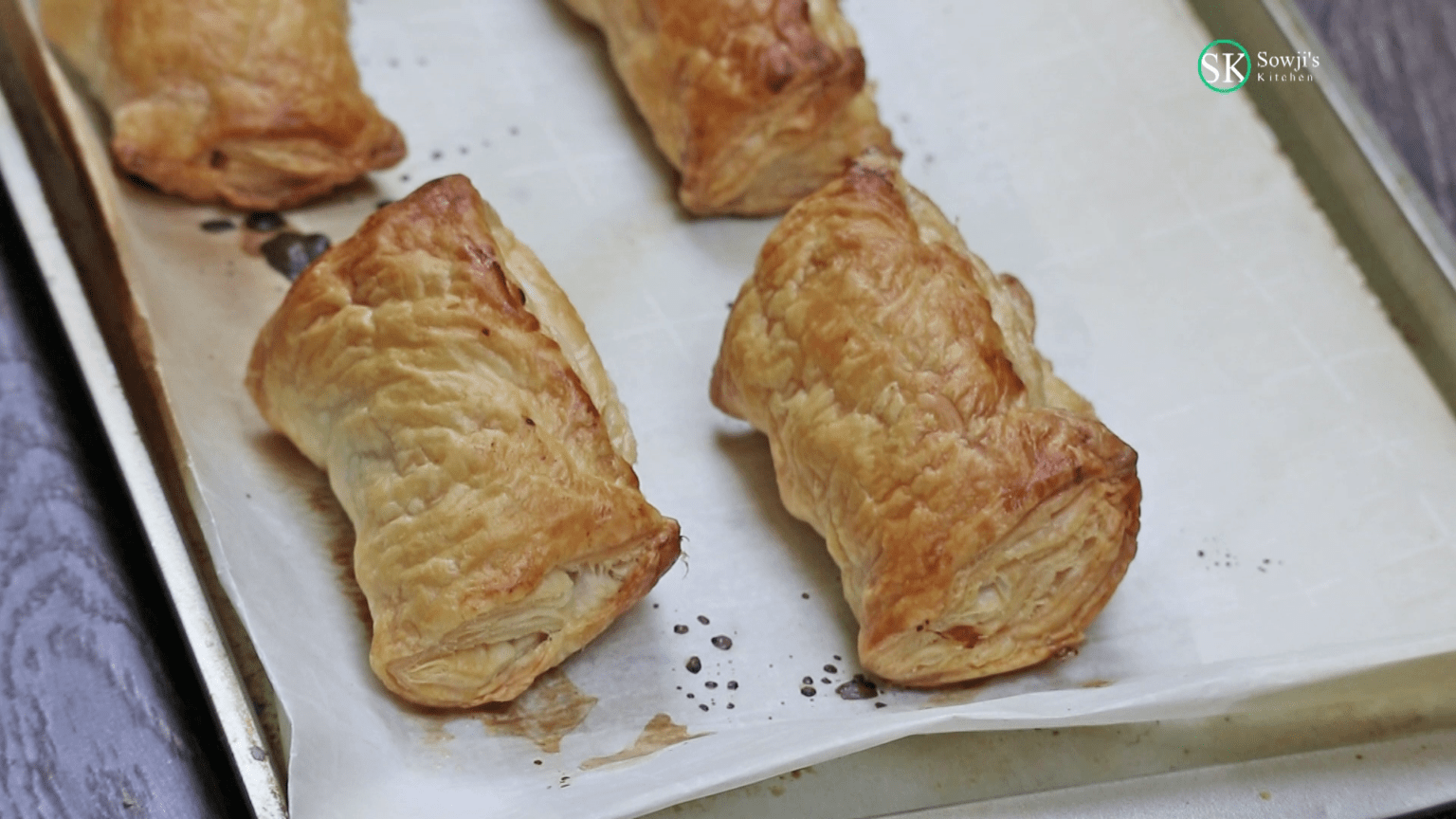 veg puff recipe | curry puff recipe - Sowji's Kitchen