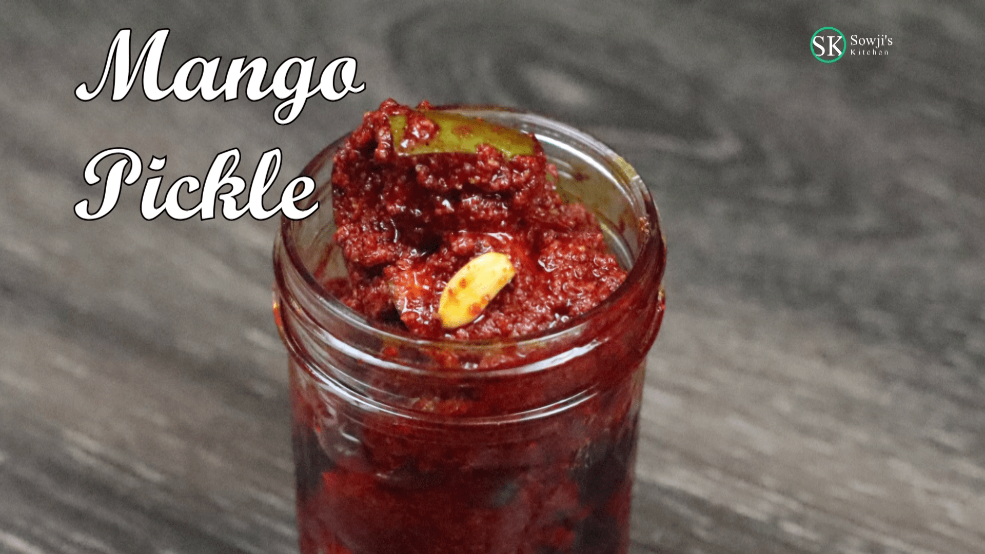Mango Pickle |Avakaya Pachadi Recipe (Andhra Mango Pickle) - Sowji's ...
