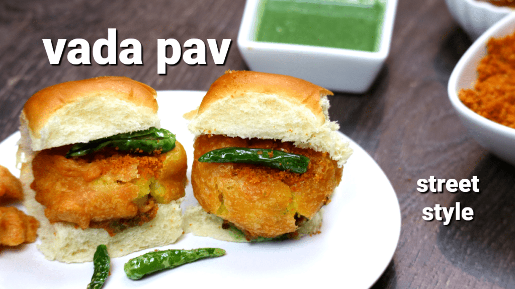 Vada Pav recipe | Easy Mumbai Street Style Vada Pav | Batata Vada ...