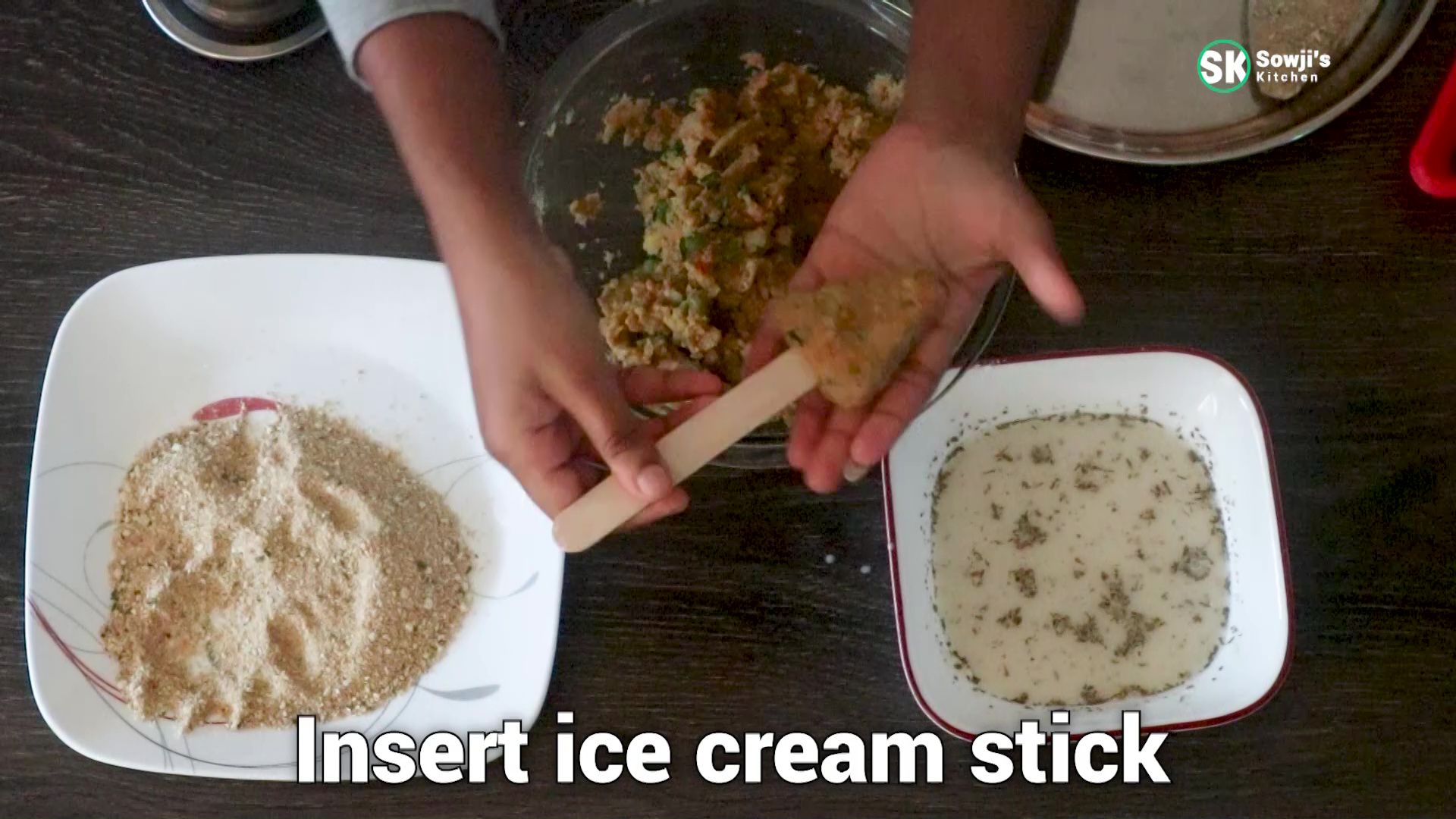 Veg Cutlet Pops Recipe | Christmas Vegetable cutlets - Sowji's Kitchen