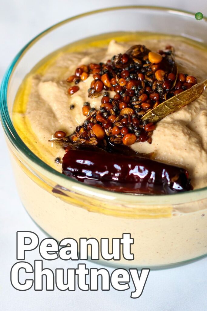 Peanut chutney | Groundnut chutney (Palli chutney recipe) - Sowji's Kitchen