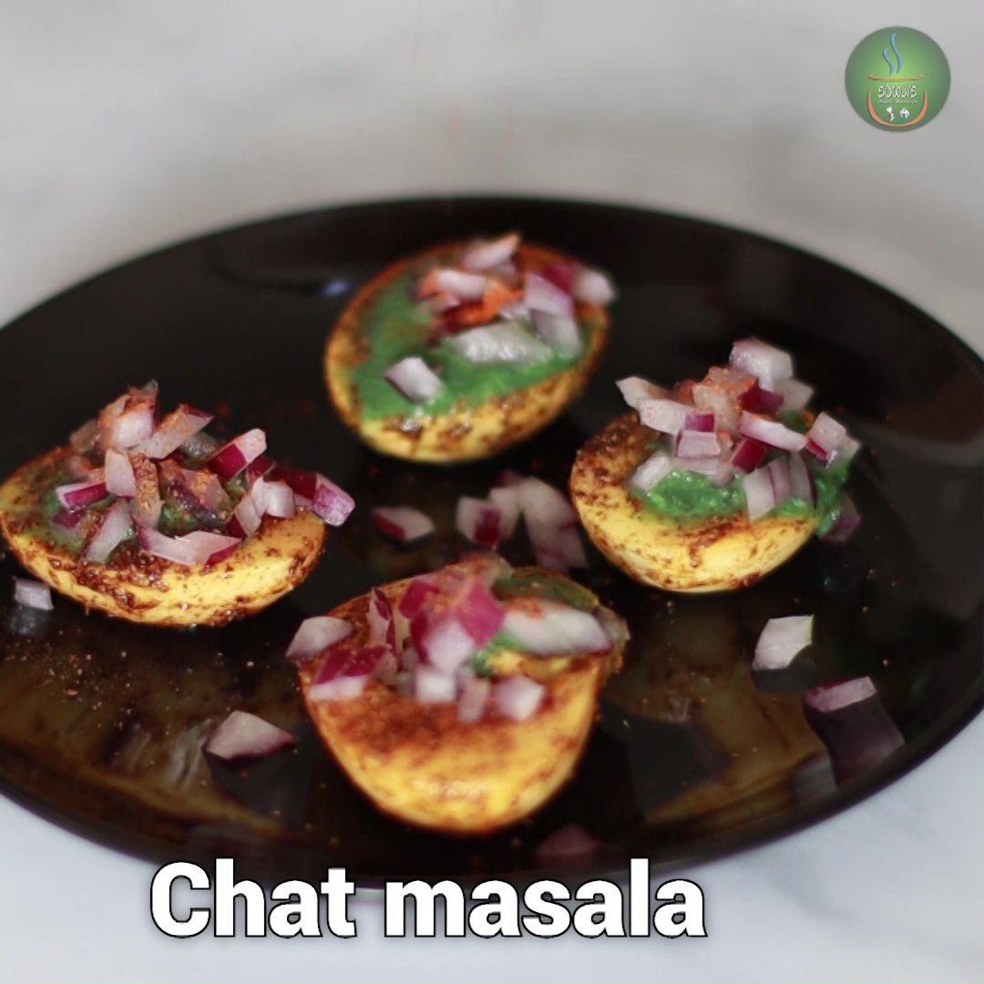 Egg masala chaat | Anda Chaat | Easy egg Snack - Sowji's Kitchen